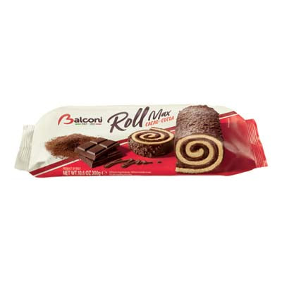 BALCONI ROLL MAX RICOPERTI AL CACAO GR.300 (case of 11 pieces) - Migro.CO