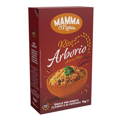 MAMMA MARIA RISO ARBORIO KG.1 (case of 9 pieces) - Migro.CO